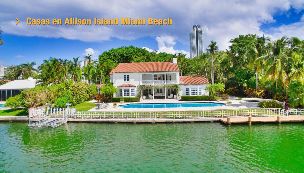 Casas en Allison Island Miami Beach - Bienvenido a Florida